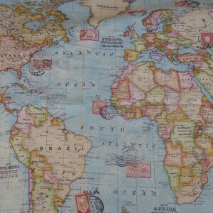 Adjustable Book Cover, World Map Book Sleeve, Book Pouch, Paperback ...