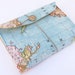 World Map Padded Book Sleeve Adjustable Book Sleeve World Map - Etsy