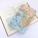 Adjustable Book Cover, World Map Book Sleeve, Book Pouch, Paperback ...