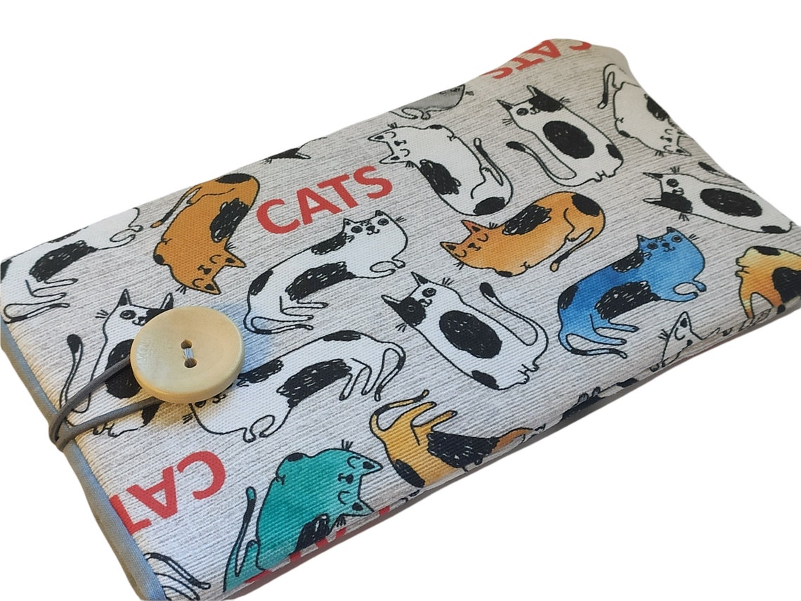 Cats Fabric Smartphone Pouch Padded Phone Case Phone Pouch - Etsy