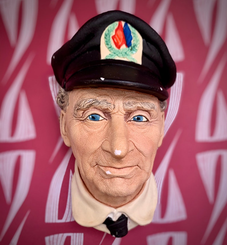 Bossons, Congleton 'sea Captain' Wall Mask Vintage 1972 Chalk Ware With ...