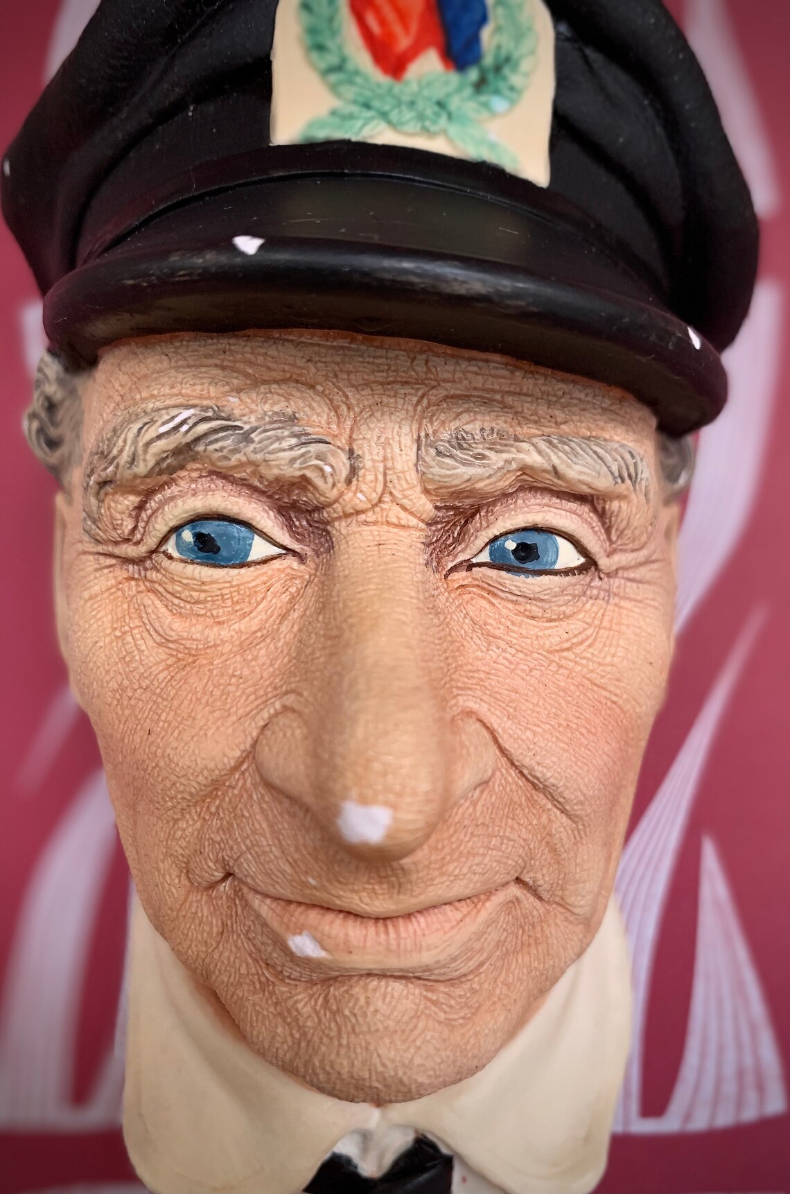 Bossons, Congleton 'sea Captain' Wall Mask Vintage 1972 Chalk Ware With ...