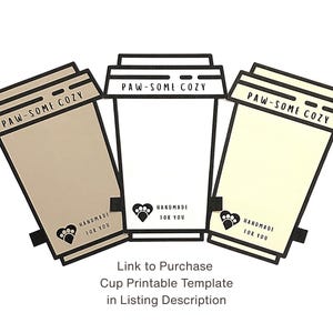 Cavapoo Cup Cozy Pattern, Realistic Dog Crochet Pattern, Crochet Dog ...