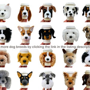 Cavapoo Cup Cozy Pattern, Realistic Dog Crochet Pattern, Crochet Dog ...