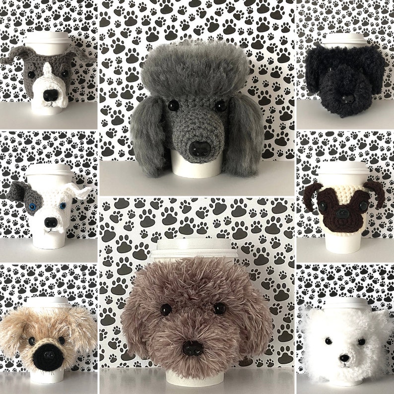 Amigurumi Dog Crochet Pattern Amigurumi Puppy Cup Cozy - Etsy
