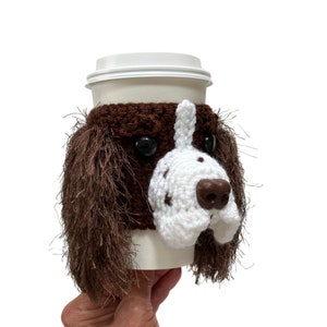 Springer Spaniel Cup Cozy Pattern, Spaniel Crochet Pattern, Realistic ...