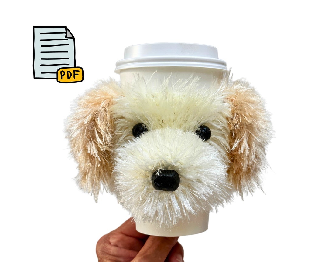 Havanese Crochet Pattern Cup Cozy Pattern Realistic Dog - Etsy