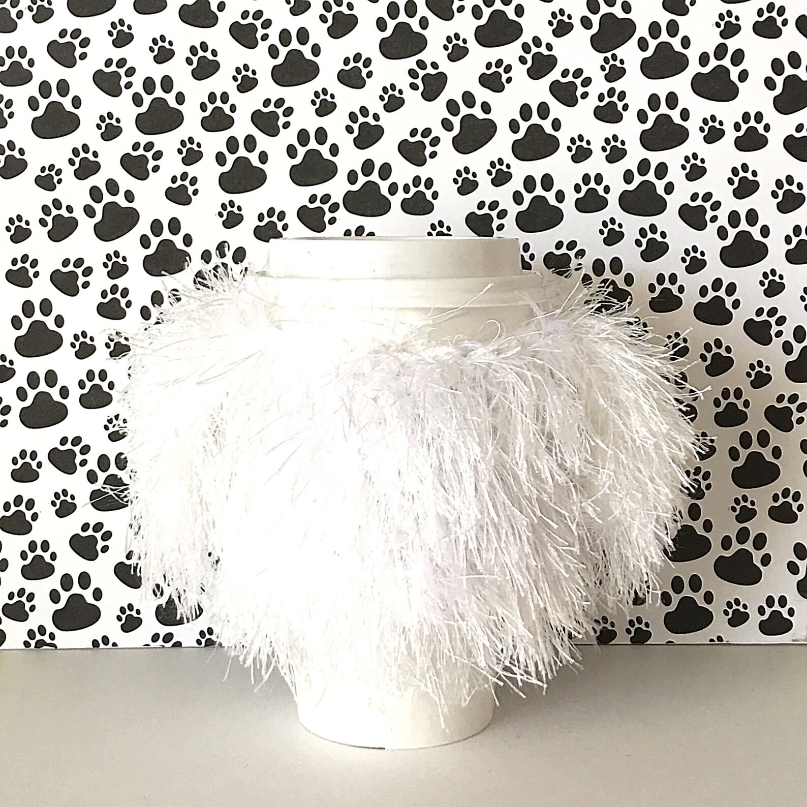 Maltese Crochet Pattern Maltese Dog Cup Cozy Pattern Small - Etsy