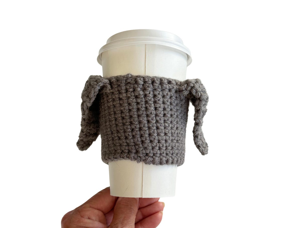 Weimaraner Crochet Pattern, Weimaraner Dog Cup Cozy Pattern, Realistic ...
