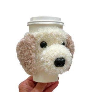 Cockapoo Crochet Pattern, Cockapoo Cup Cozy Pattern, Realistic Dog ...