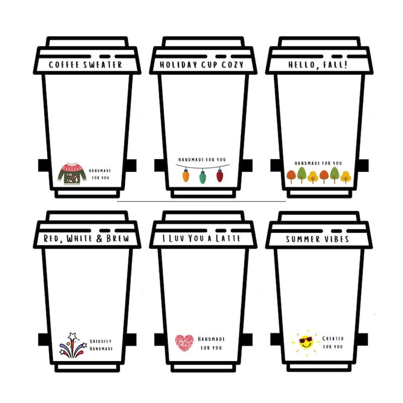 Cup Template for Cup Cozy - Etsy