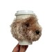 Cavapoo Cup Cozy Pattern, Realistic Dog Crochet Pattern, Crochet Dog ...