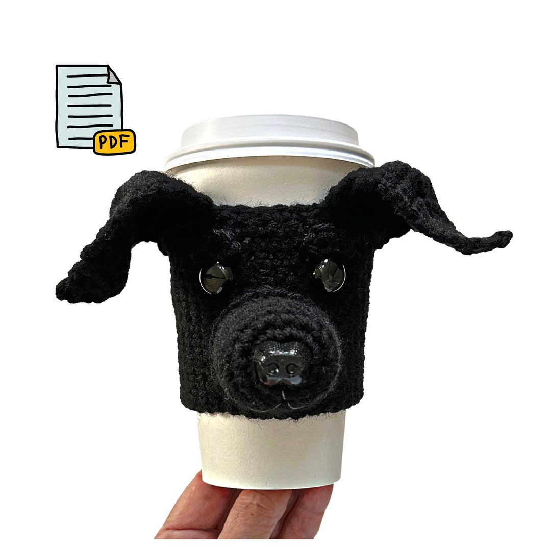 Lurcher Crochet Pattern Cup Cozy Pattern Dog Crochet - Etsy