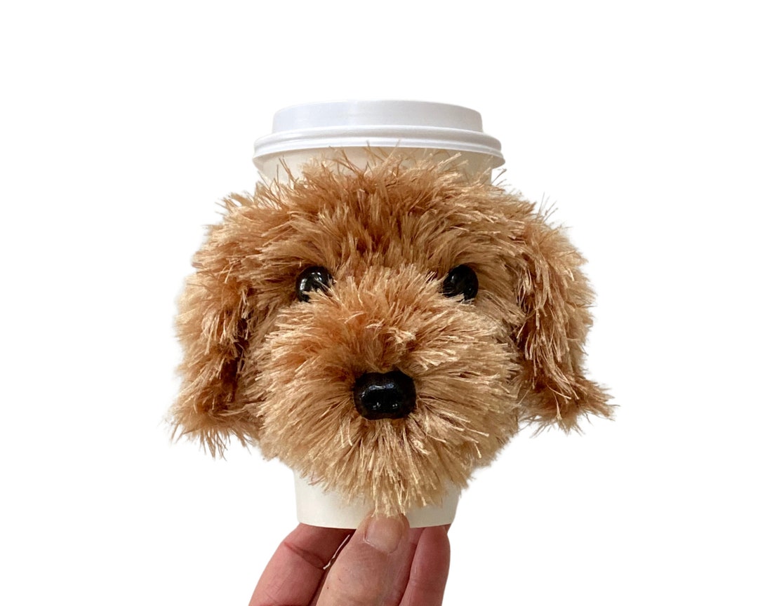 Mini Goldendoodle Dog Cup Cozy, Miniature Golden Doodle Dog ...