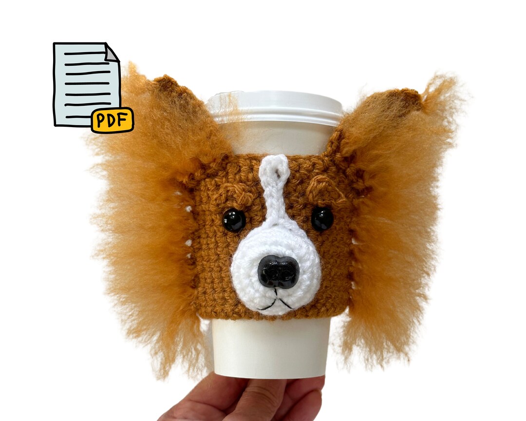 Papillon Crochet Pattern Papillon Cup Cozy Pattern (Instant Download ...
