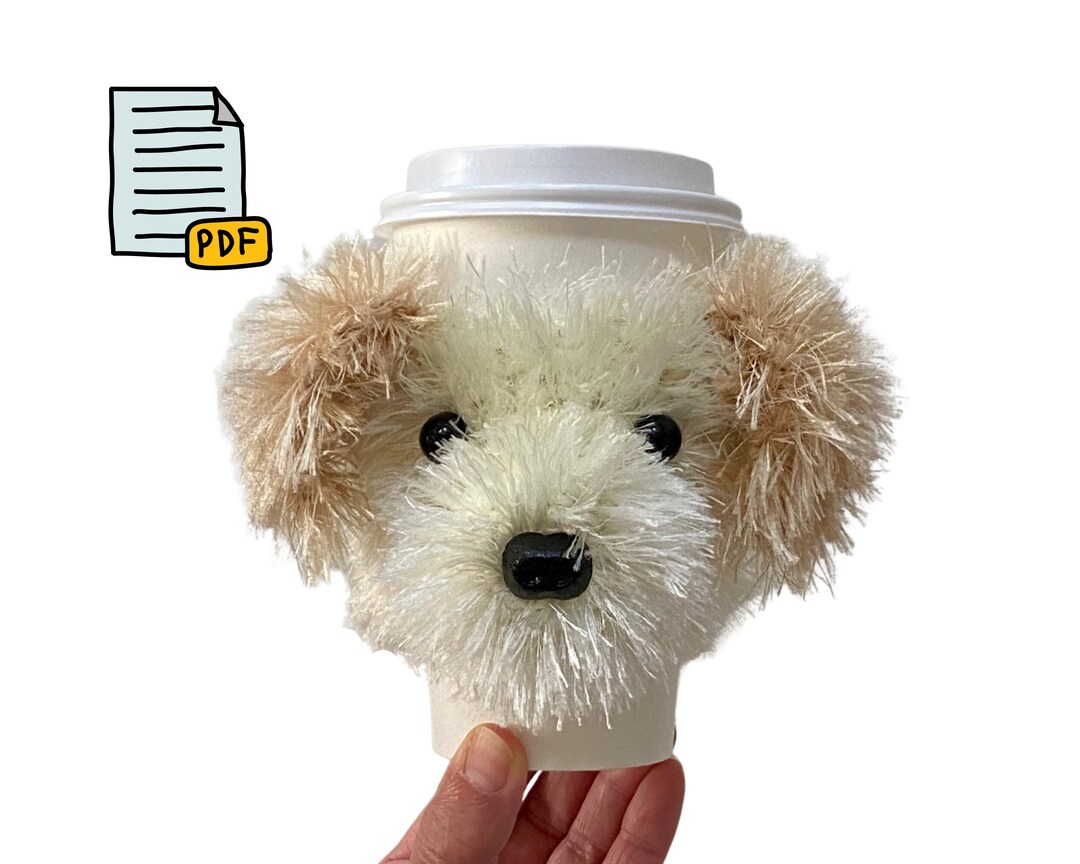 Havanese Crochet Pattern Cup Cozy Pattern Realistic Dog - Etsy