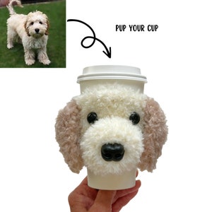 Cockapoo Crochet Pattern, Cockapoo Cup Cozy Pattern, Realistic Dog ...