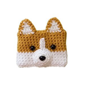 Corgi Crochet Pattern, Welsh Corgi Cup Cozy Pattern, Corgi Puppy, Corgi ...