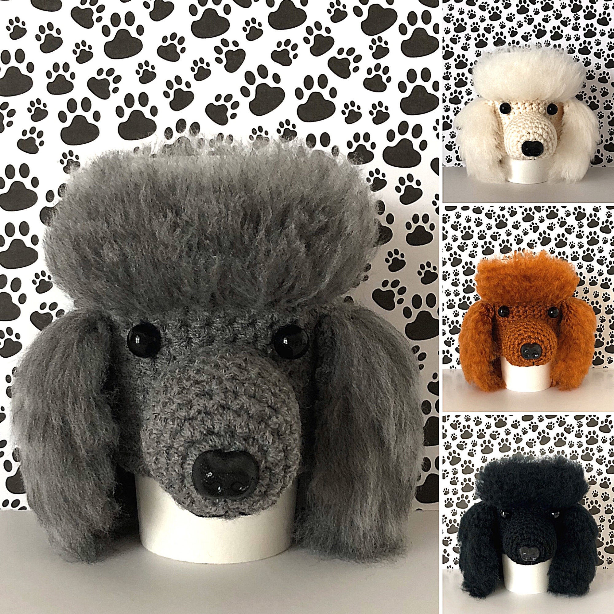 Poodle Crochet Pattern Standard Poodle Dog Crochet Pattern | Etsy