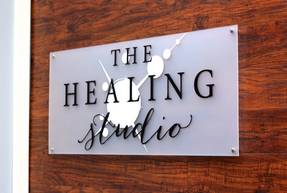 Acrylic Office Reception Signs