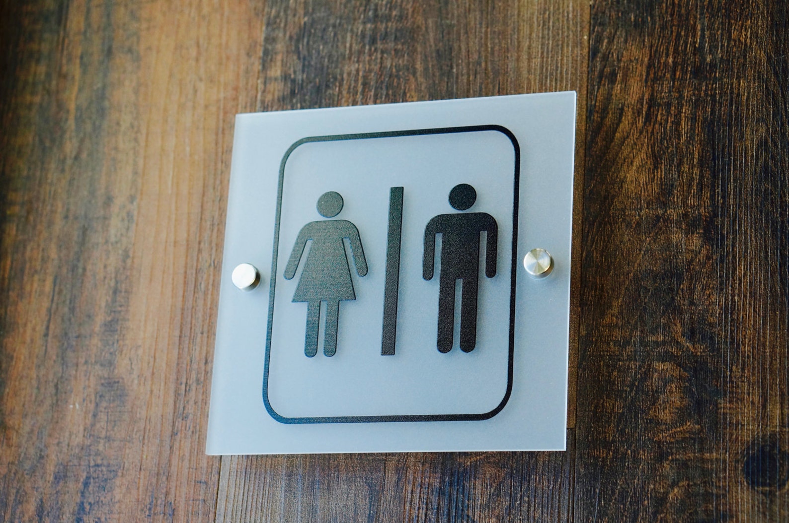 Restroom Sign Bathroom Sign Business Sign Door Sign Acrylic - Etsy