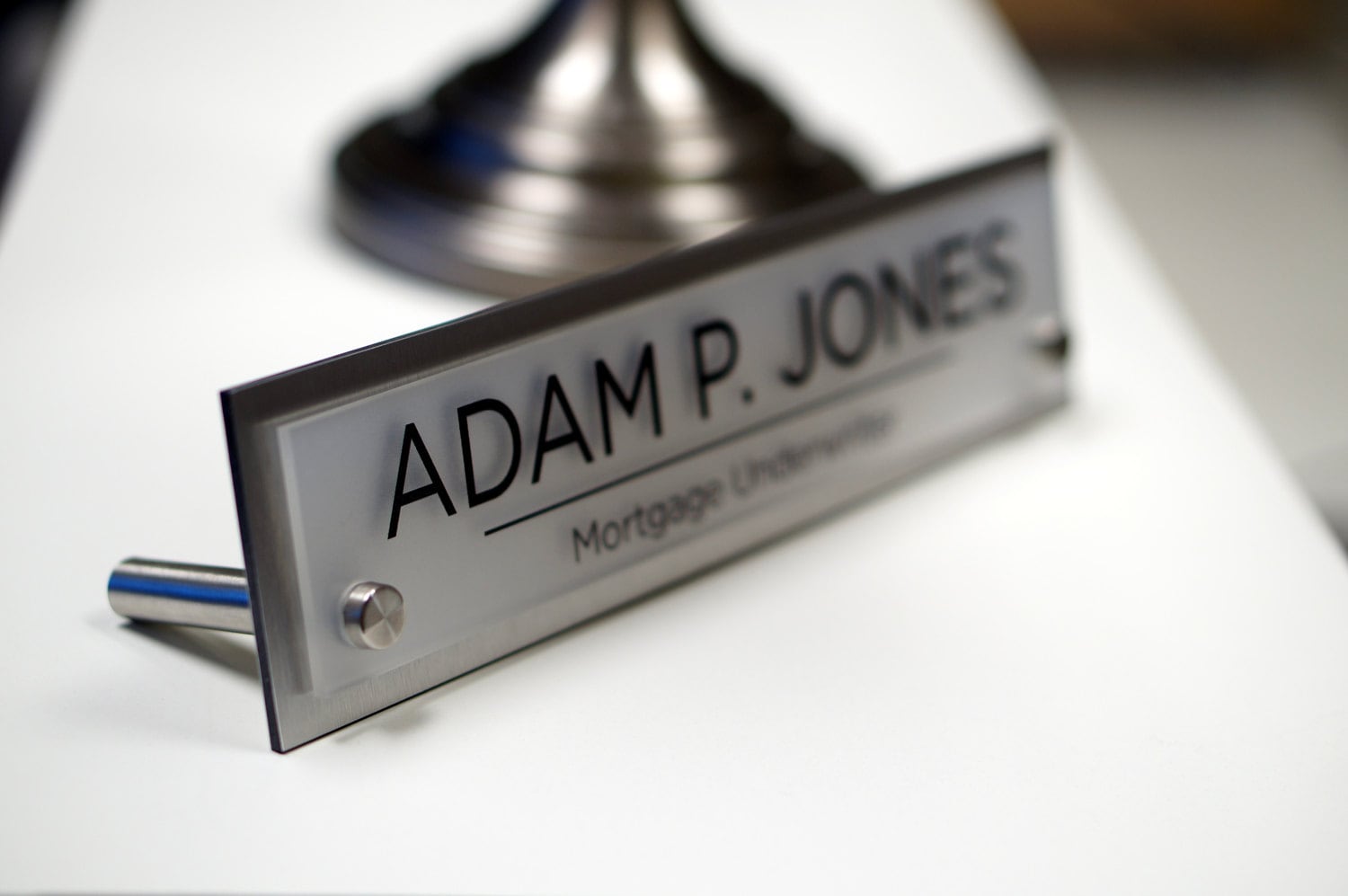 Desk Sign Check Out Sign Personalized Desk Name Plate for the | Etsy