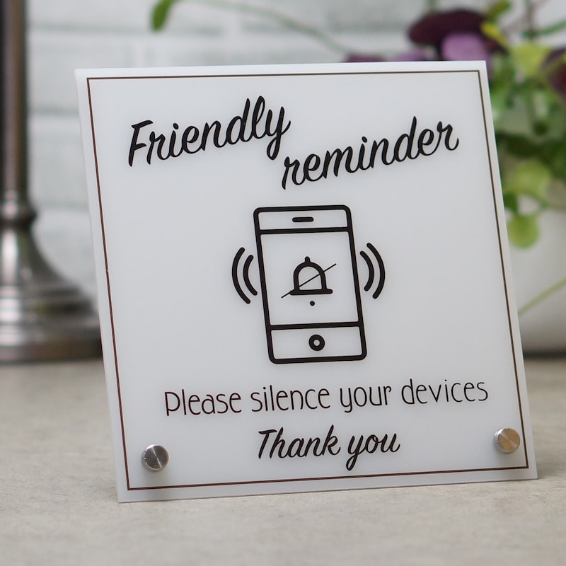 Please Silence Your Phones Sign - Etsy