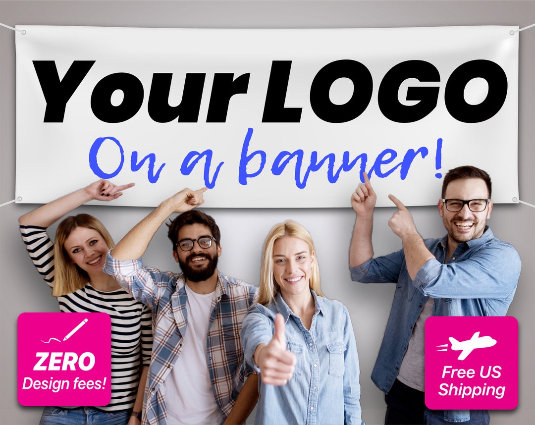 Custom Vinyl Banner, Personalized Logo Design, Full Color Photo Display ...