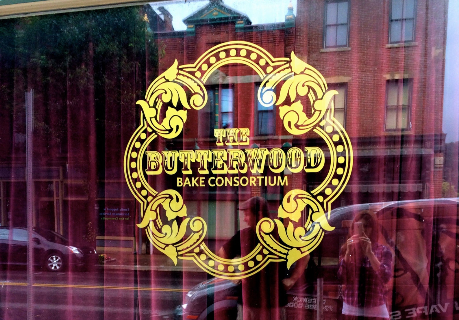 Store Front Logo Sign Store Hours Window Display Decal | Etsy