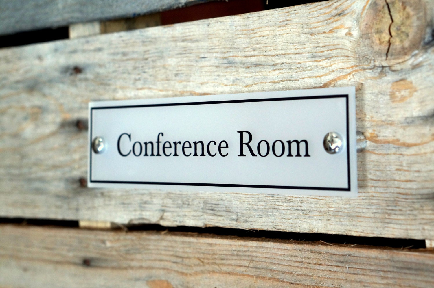 Door Name Plate Acrylic Conference Room Sign Office Decor Wall - Etsy