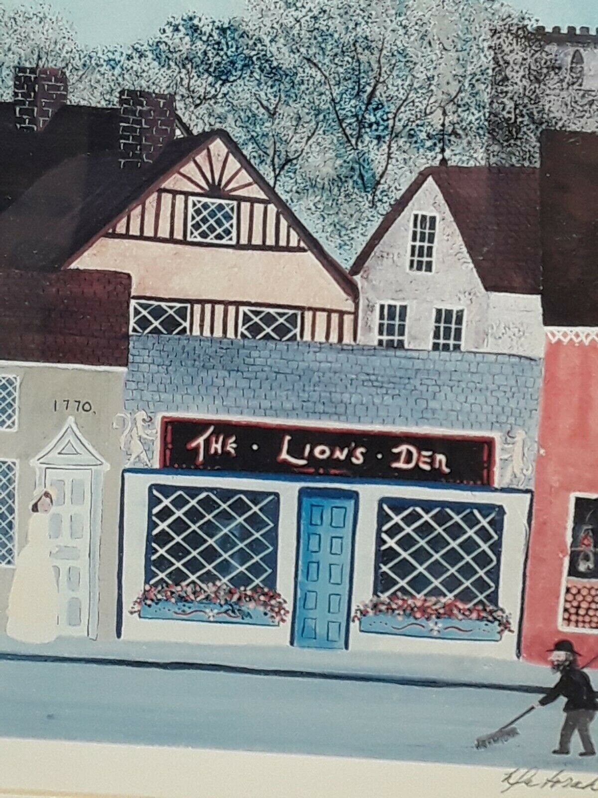 Deborah K. Mayo " Lions Den " 1991 Litho Print 329/1000 Limited Ed ...
