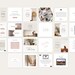 Neutral Instagram Template Canva Minimalist Instagram Post Template ...