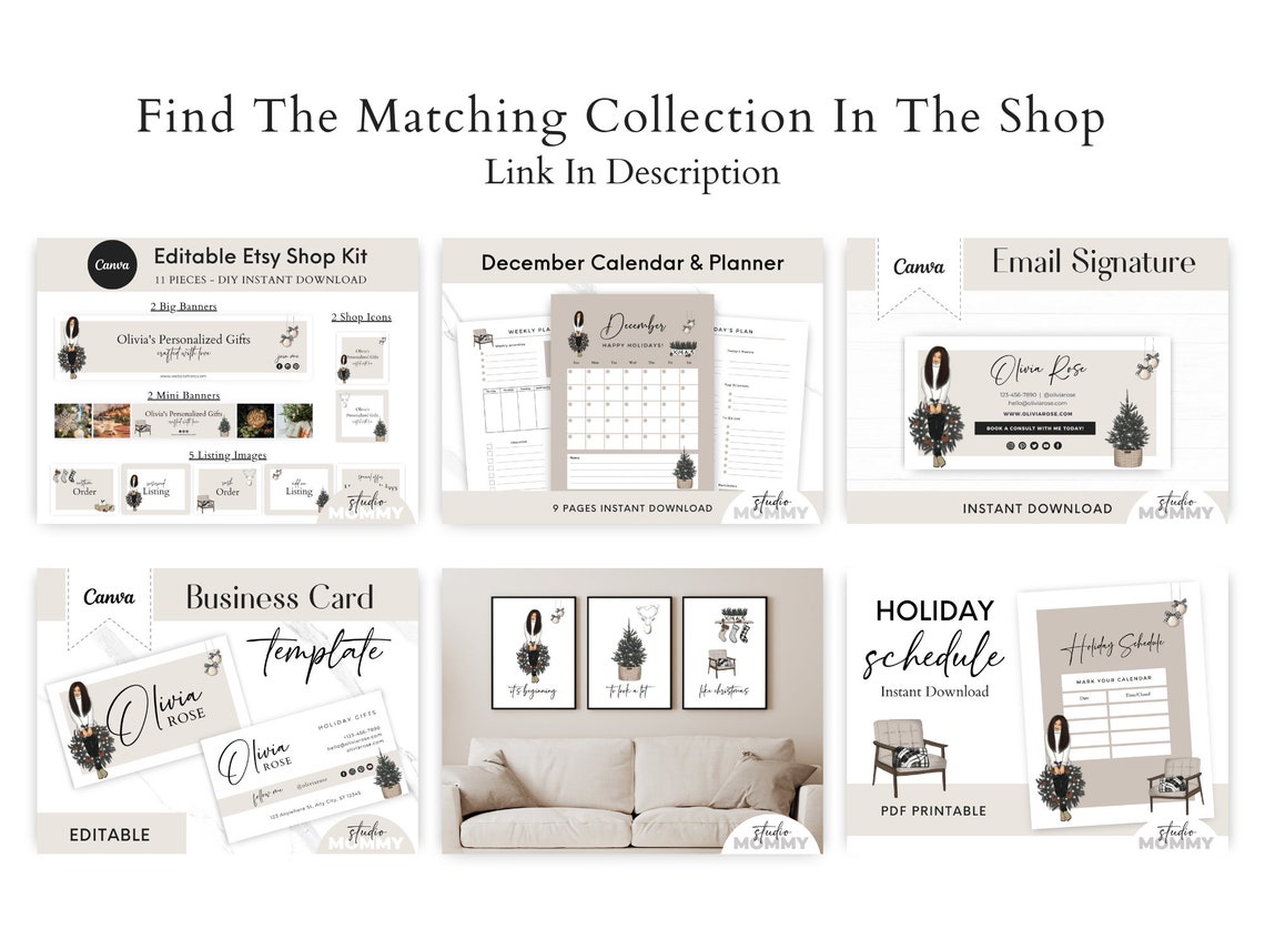 December Christmas Calendar 2022 December Monthly Calendar - Etsy