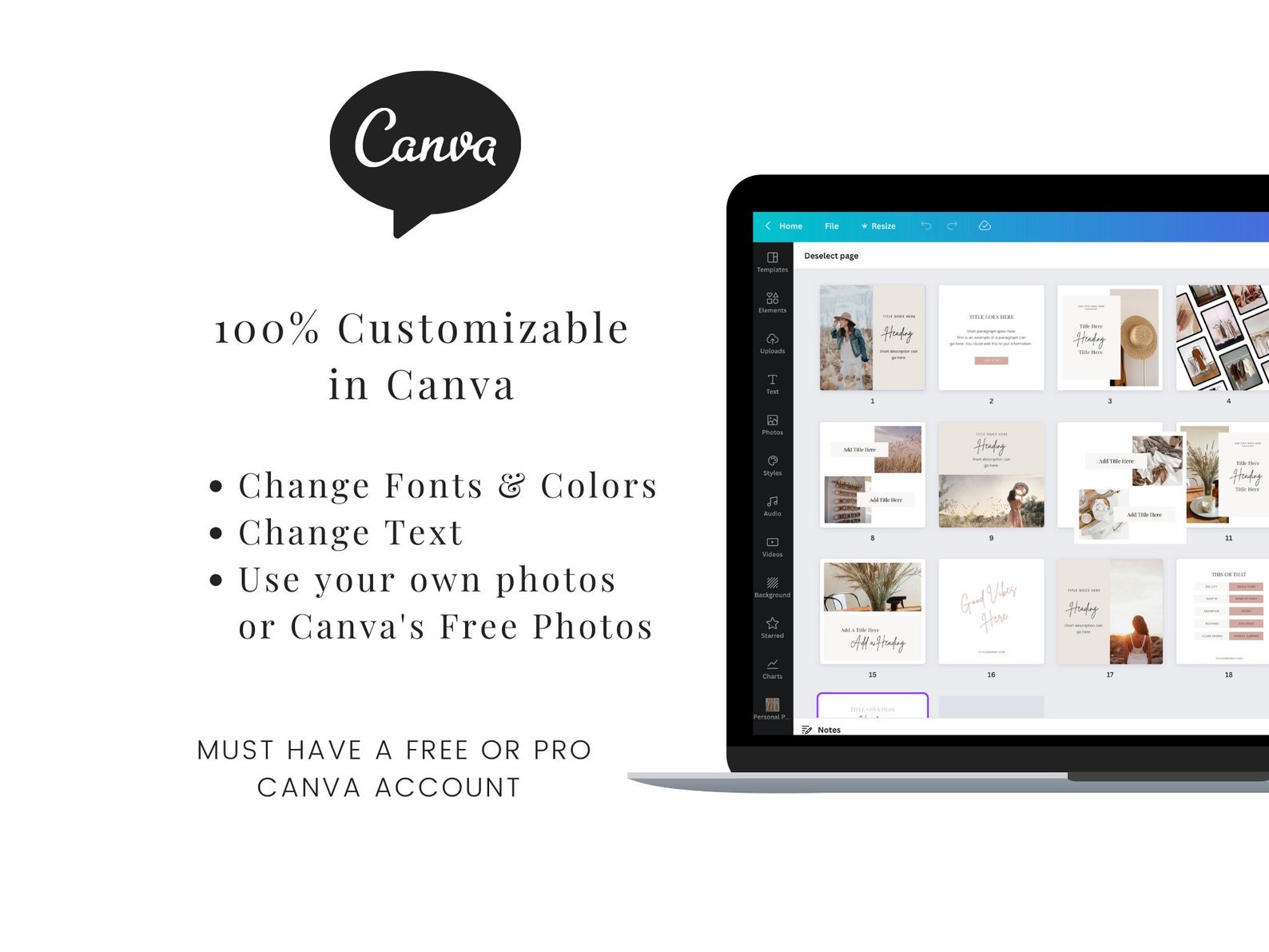 Neutral Instagram Template Canva Minimalist Instagram Post - Etsy