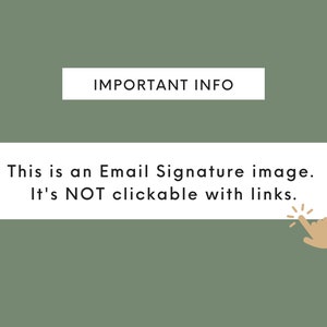 Green Floral Email Signature Template: Canva Editable (digital Download ...
