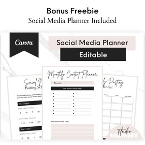 Social Media Template Bundle - Youtube Thumbnail Brand Kit ...