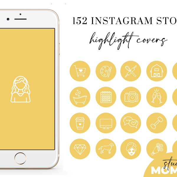 Yellow Instagram - Etsy