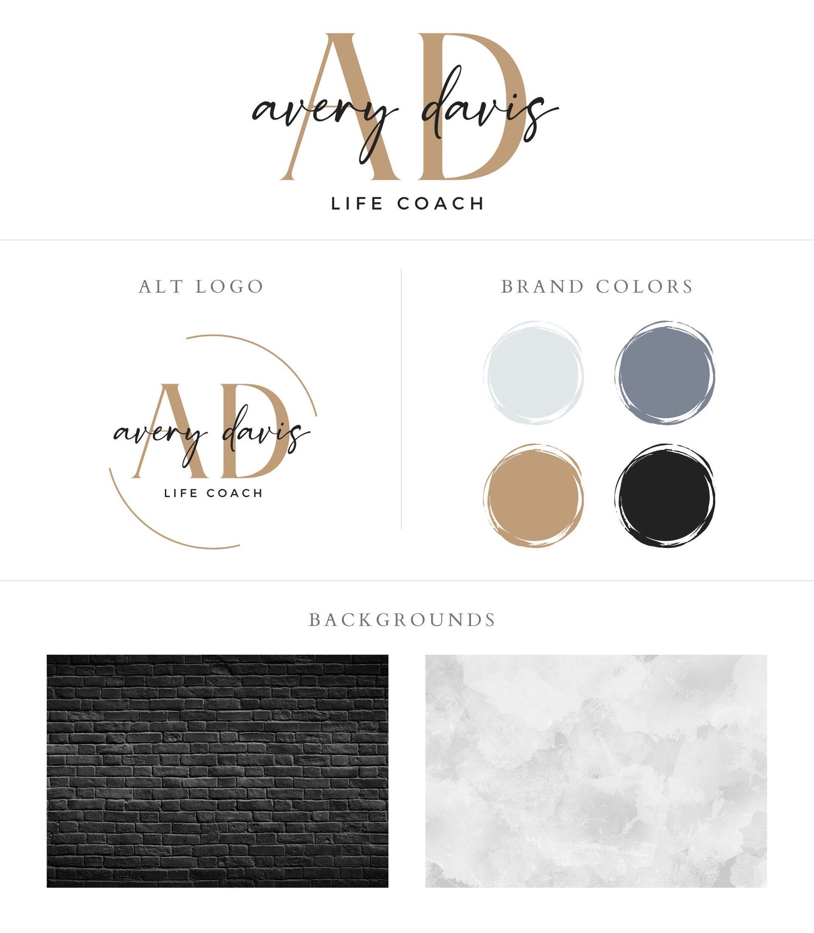 Editable Logo Template Canva Modern Logo Minimalist Logo - Etsy