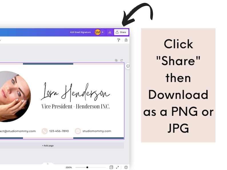 Canva Email Signature Template – Professional Email Marketing (digital ...