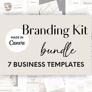 Branding Kit Canva, Influencer Media Kit, Gift Certificate Template ...