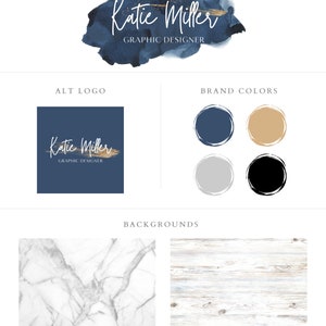 Blue Editable Logo Template Canva - Modern Logo, Minimalist Logo ...