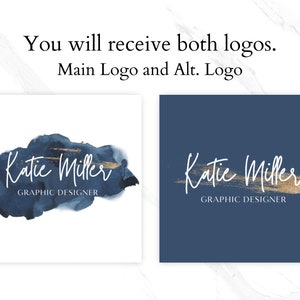 Blue Editable Logo Template Canva - Modern Logo, Minimalist Logo ...