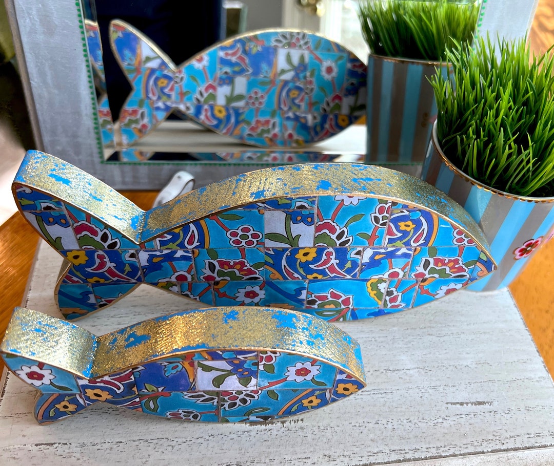 Persian Haftsin Haftseen Set of 2 Fish, Persian Nowruz Noruz Norouz ...