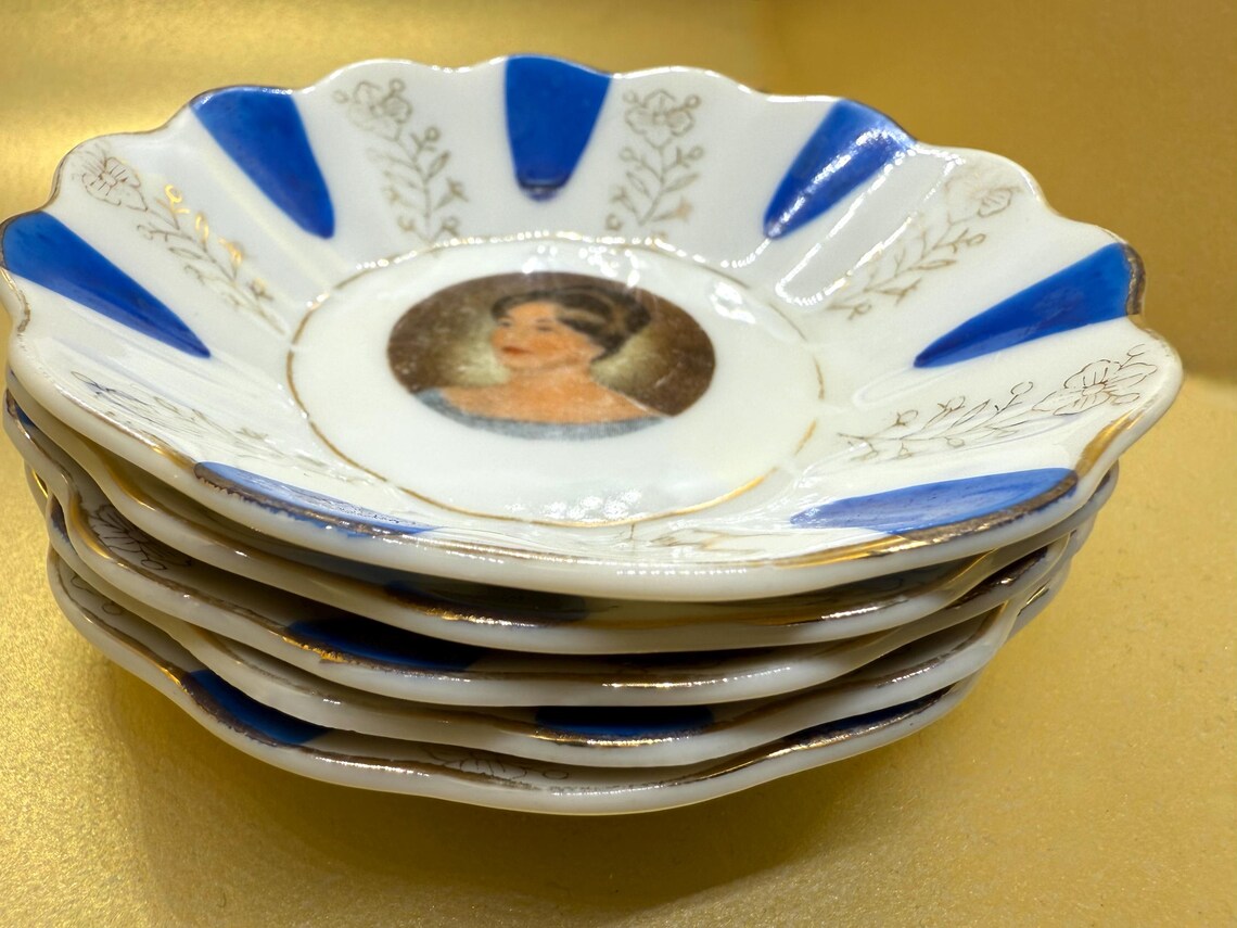 Vintage Pahlavi Plate, Shahbanou Farah Diba Engagement Souvenir, Made ...