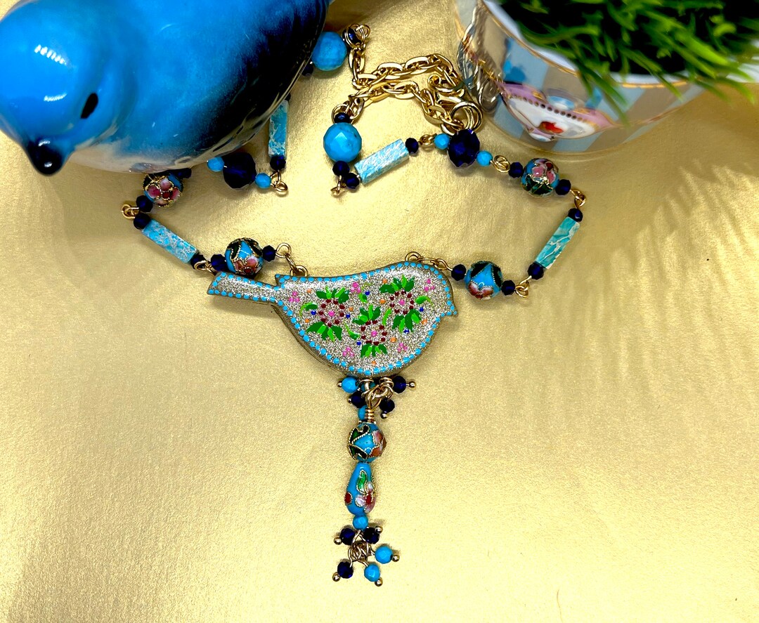 Persian Amen Bird Jewelry, Persian Hand Made, Cute Bird Necklace ...