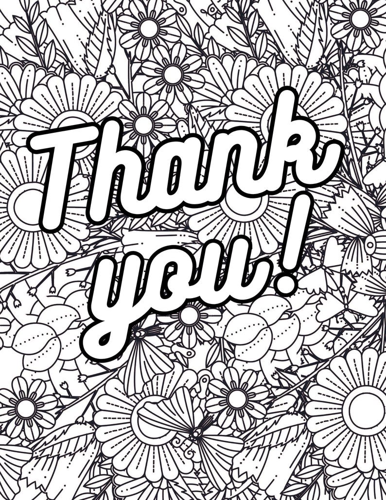 Positive Affirmations Coloring Pages INSTANT DOWNLOAD - Etsy