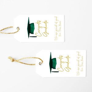 Printable Graduate Gift Tag Personalized Graduation Gift Tag Thank You ...