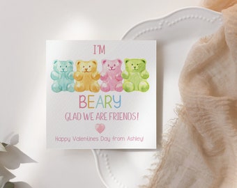 Printable Valentine's Day Cards for Kids Instant Download Digital ...