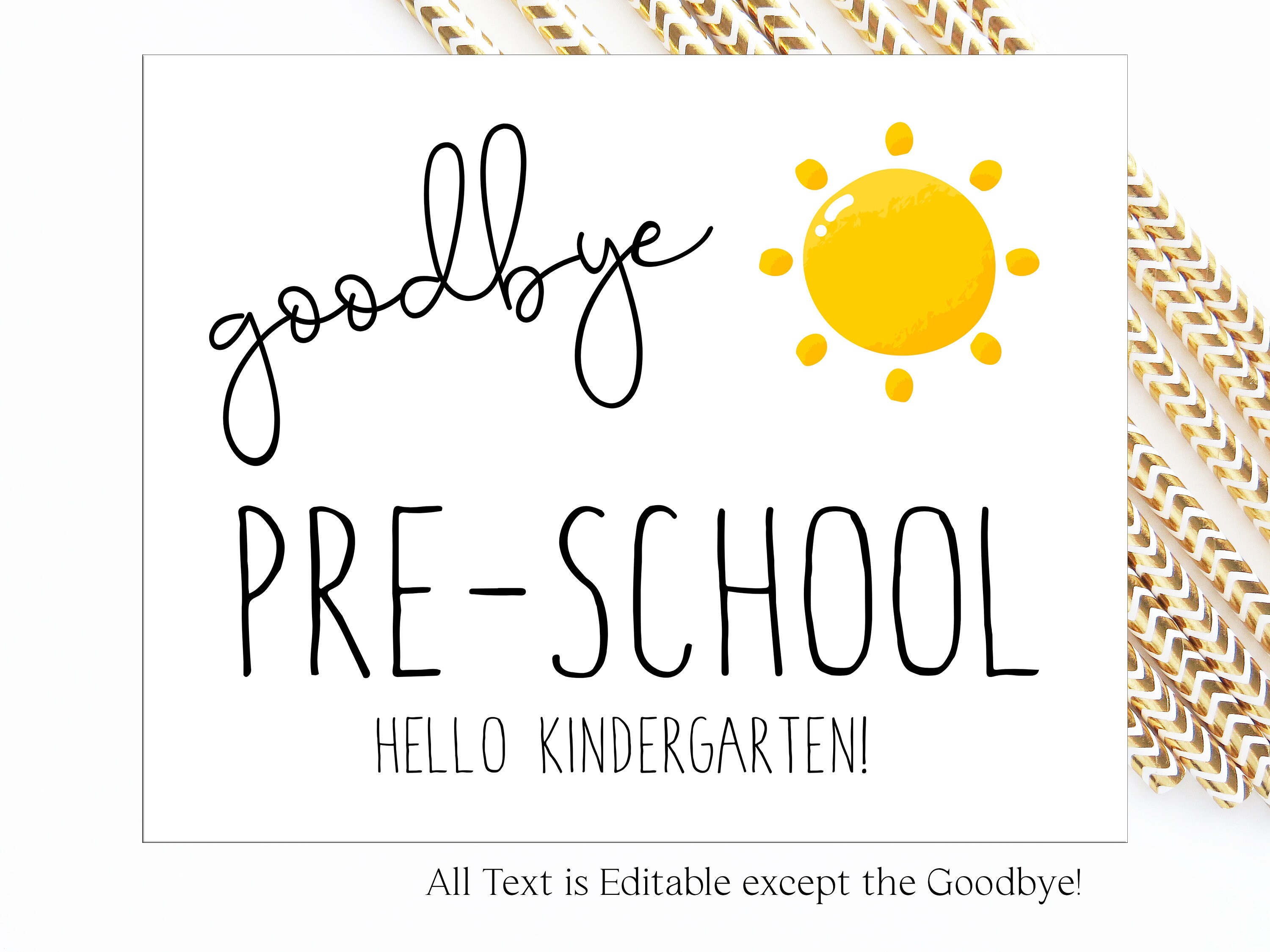 Last Day of School Sign: Personalized Kids Photo Prop - Etsy
