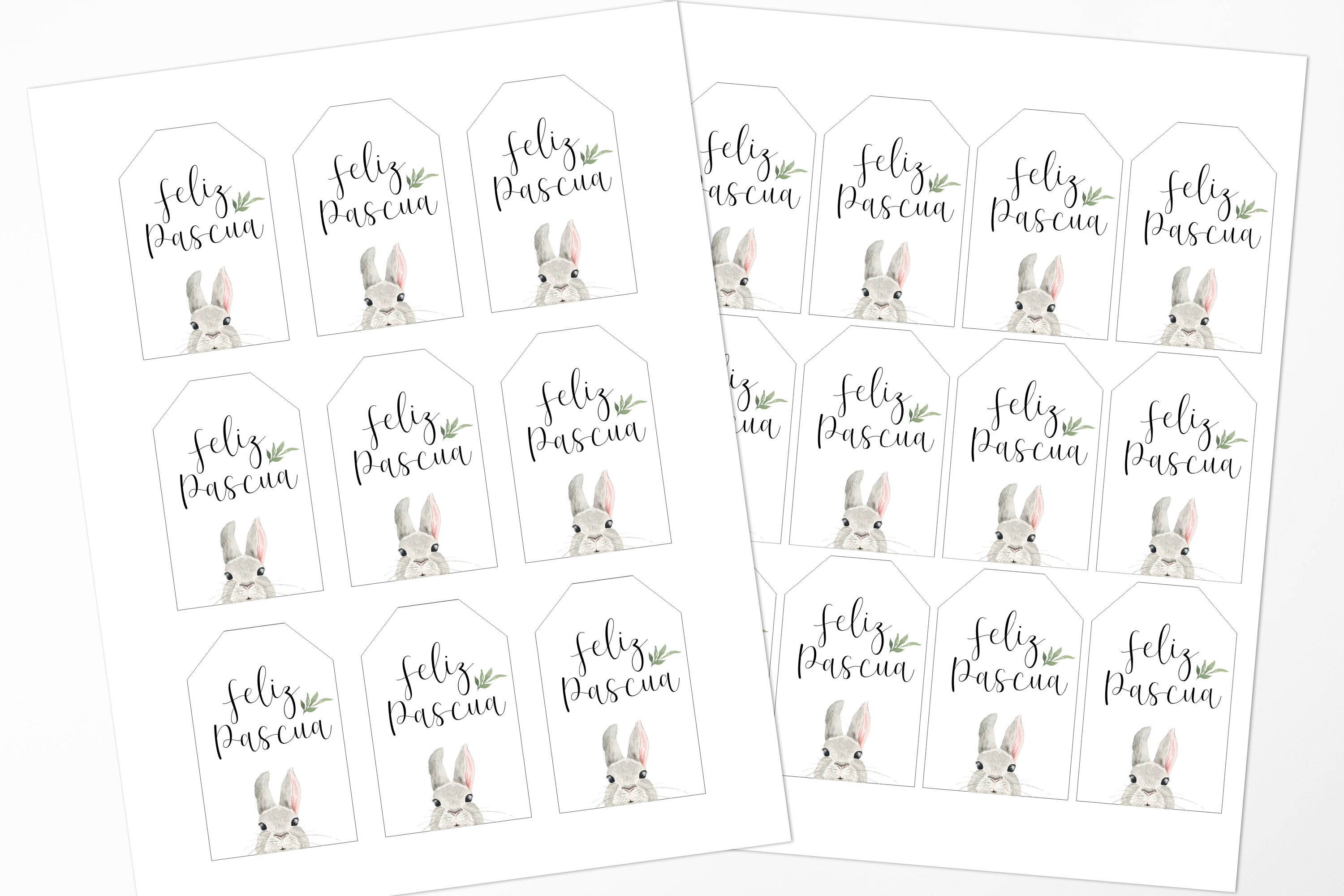 Feliz Pascua Easter Printable Tag Spanish Gift Tag INSTANT DOWNLOAD - Etsy